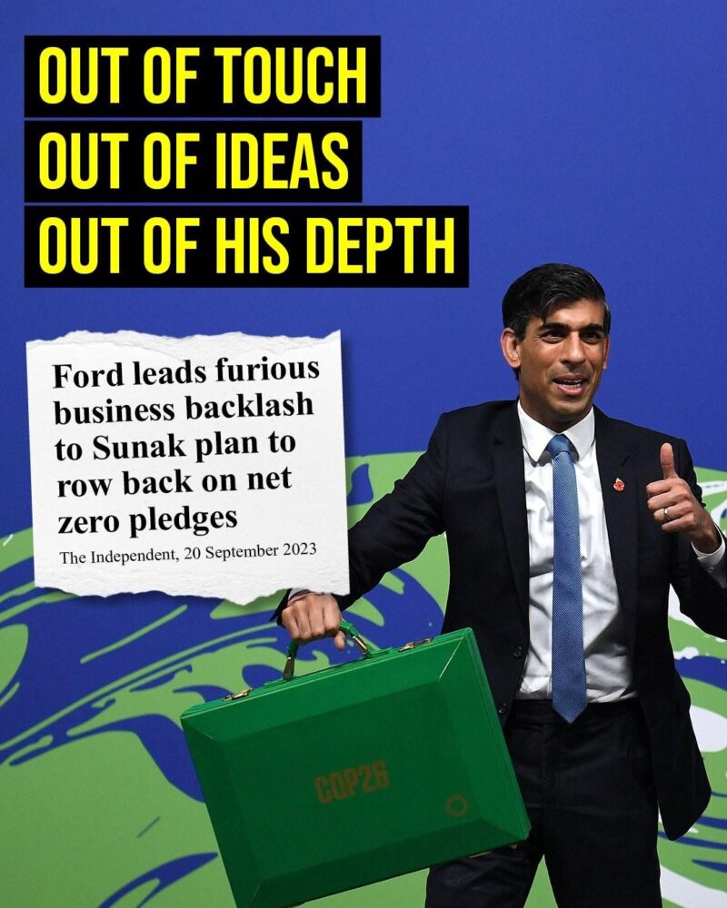 Rishi’s green bonfire: shameful, weak and desperate - Catherine West